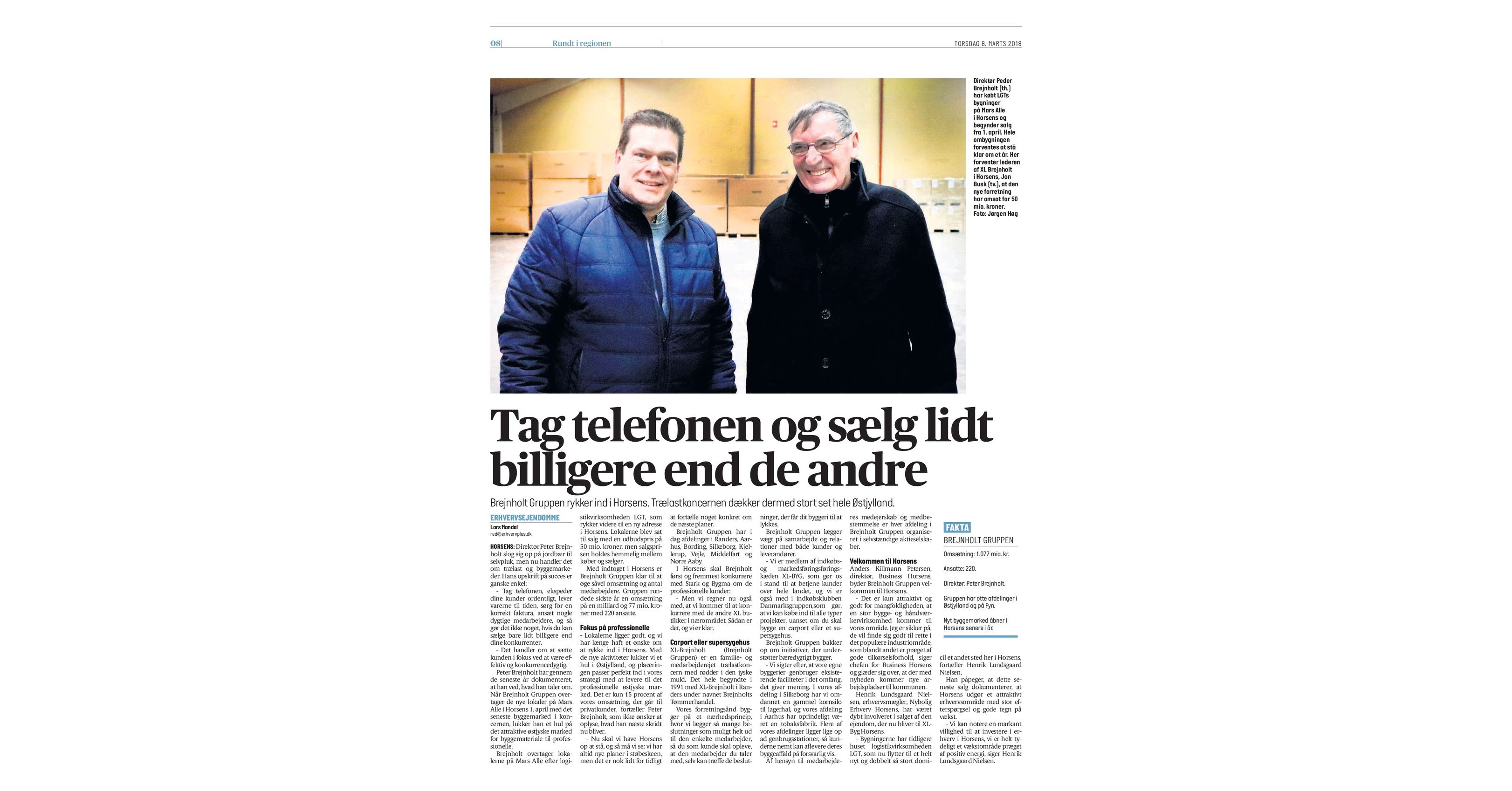 Artikel Brejnholt Gruppen