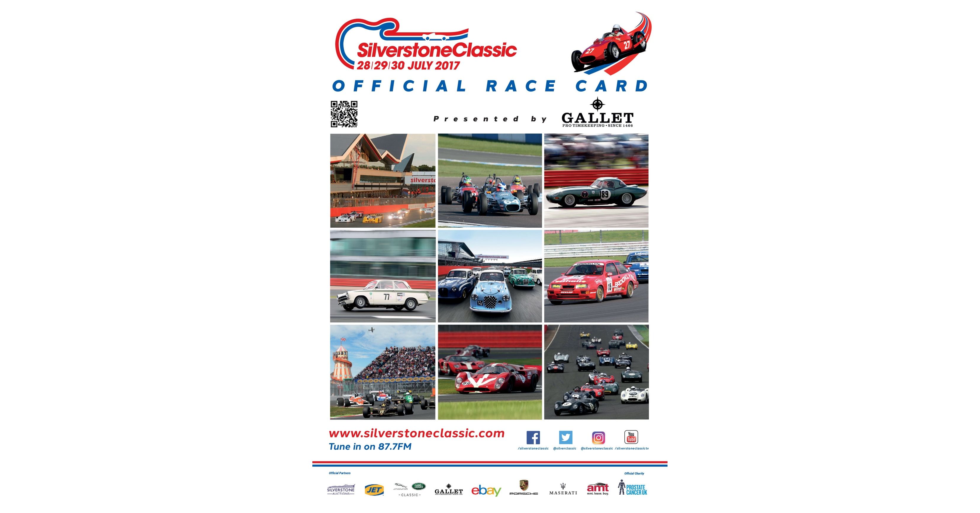 Silverstone Classic Race Card 2017