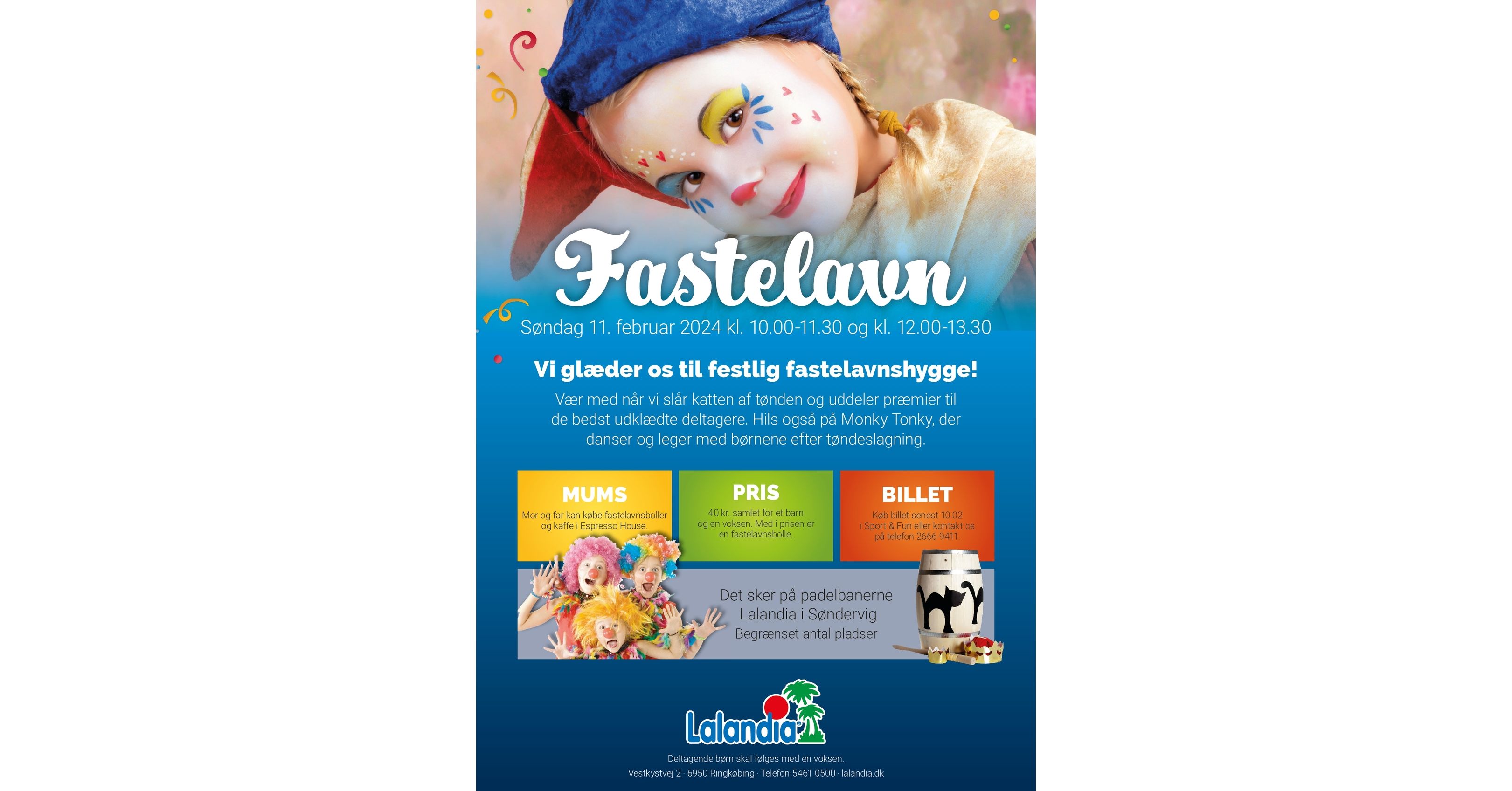 Fastelavn i Søndervig - Dansk