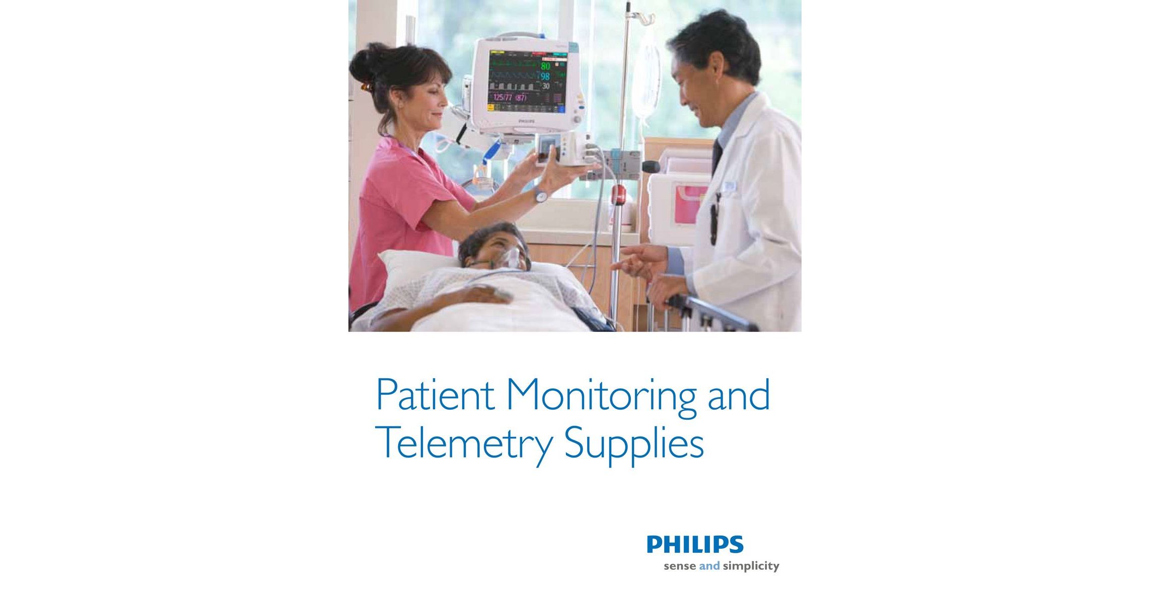 Philips Medical Supplies for patient monitoring and telemetry