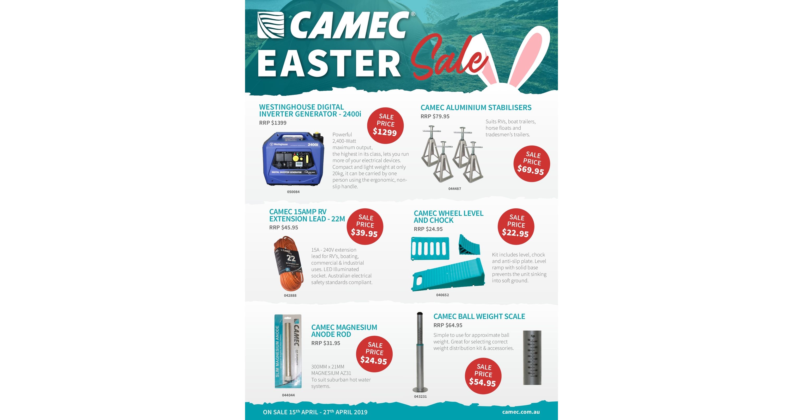 Camec Easter Catalogue