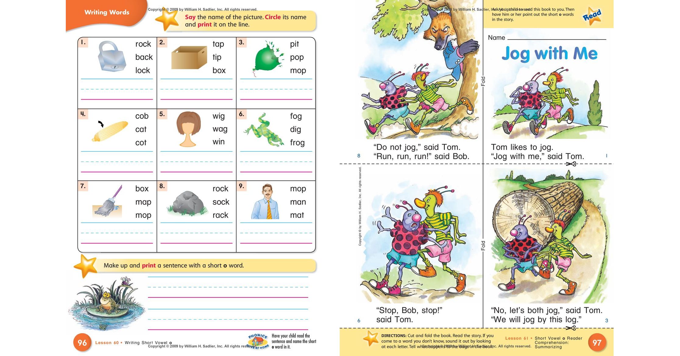 Sadlier Phonics, Level A, Grade 1 Student Edition