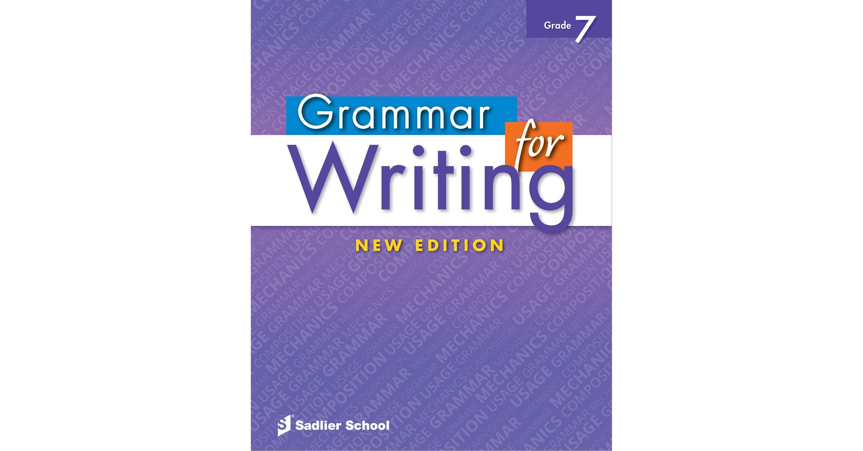 Grammar for Writing, Level Purple (Grade 7), Student Edition