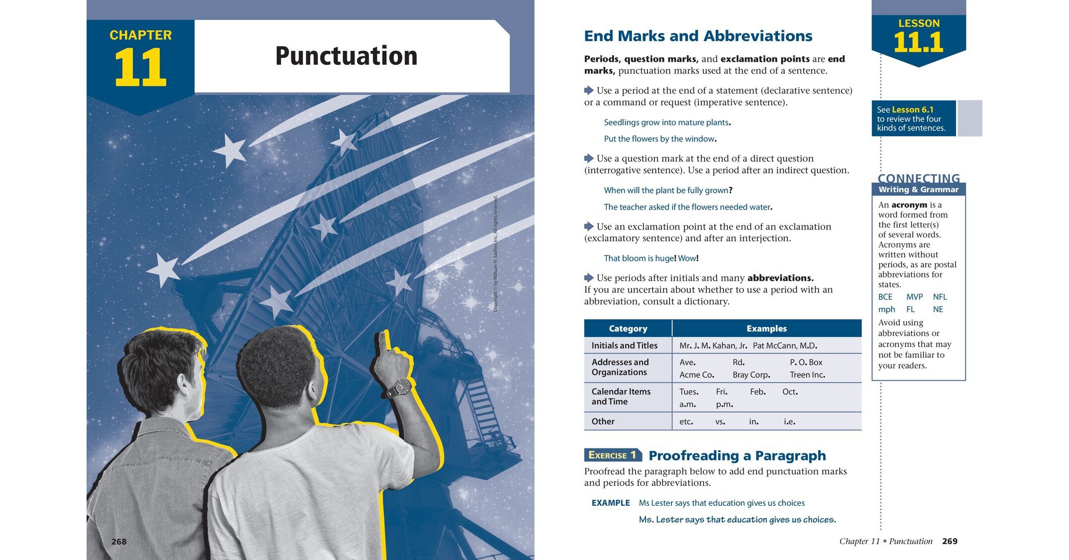 Grammar for Writing, Level Yellow (Grade 8) Student Edition