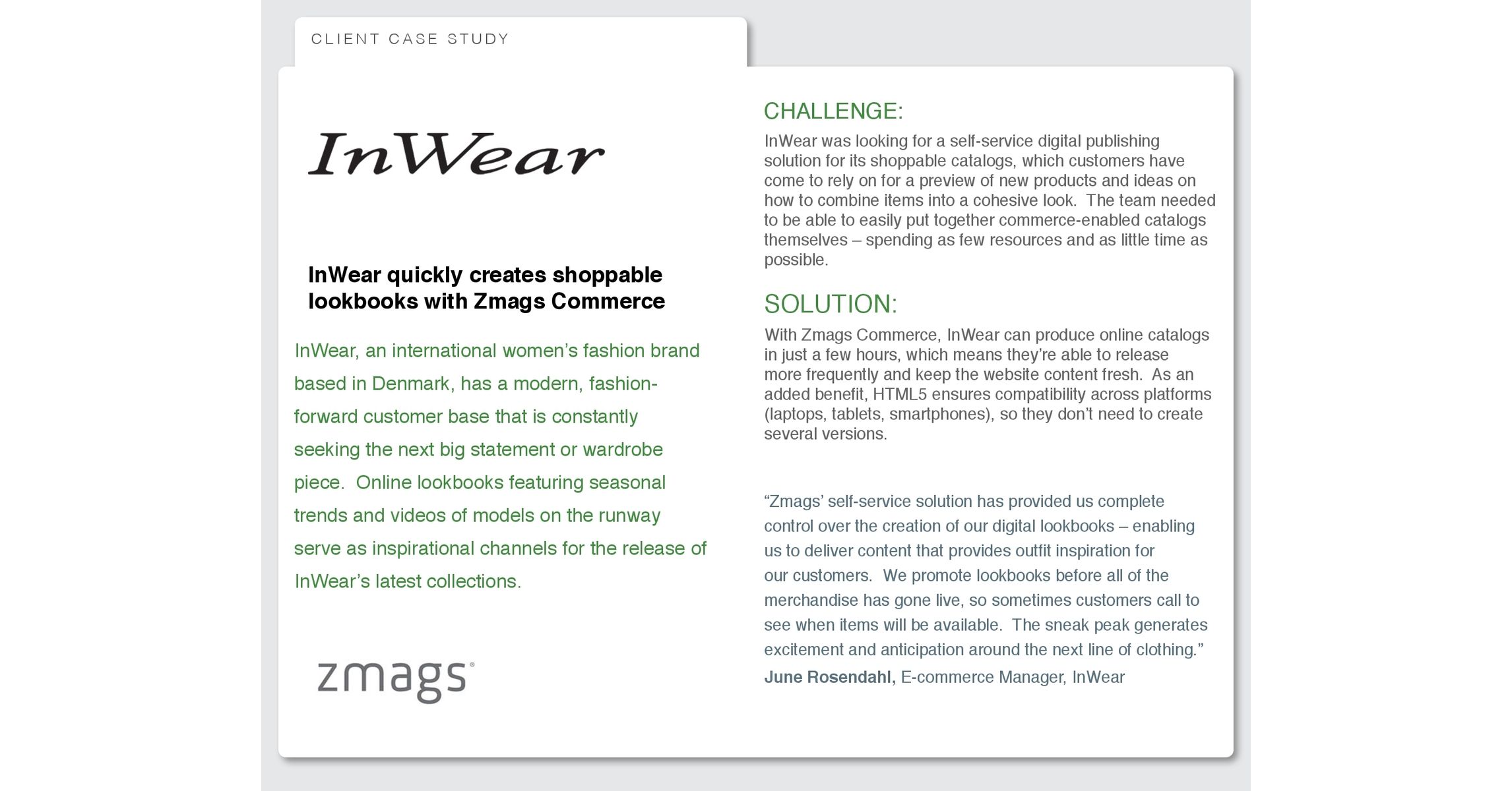InWear Case Study
