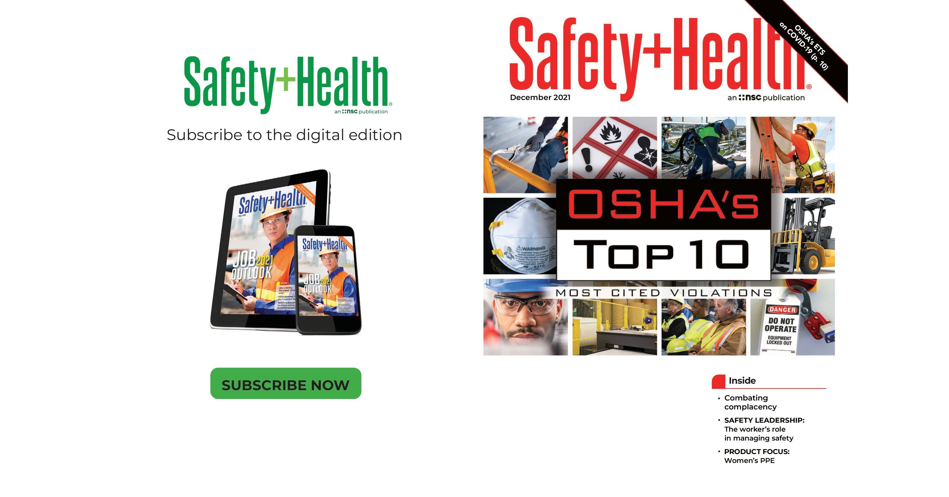 Safety+Health December 2021 Vol. 204 No. 6