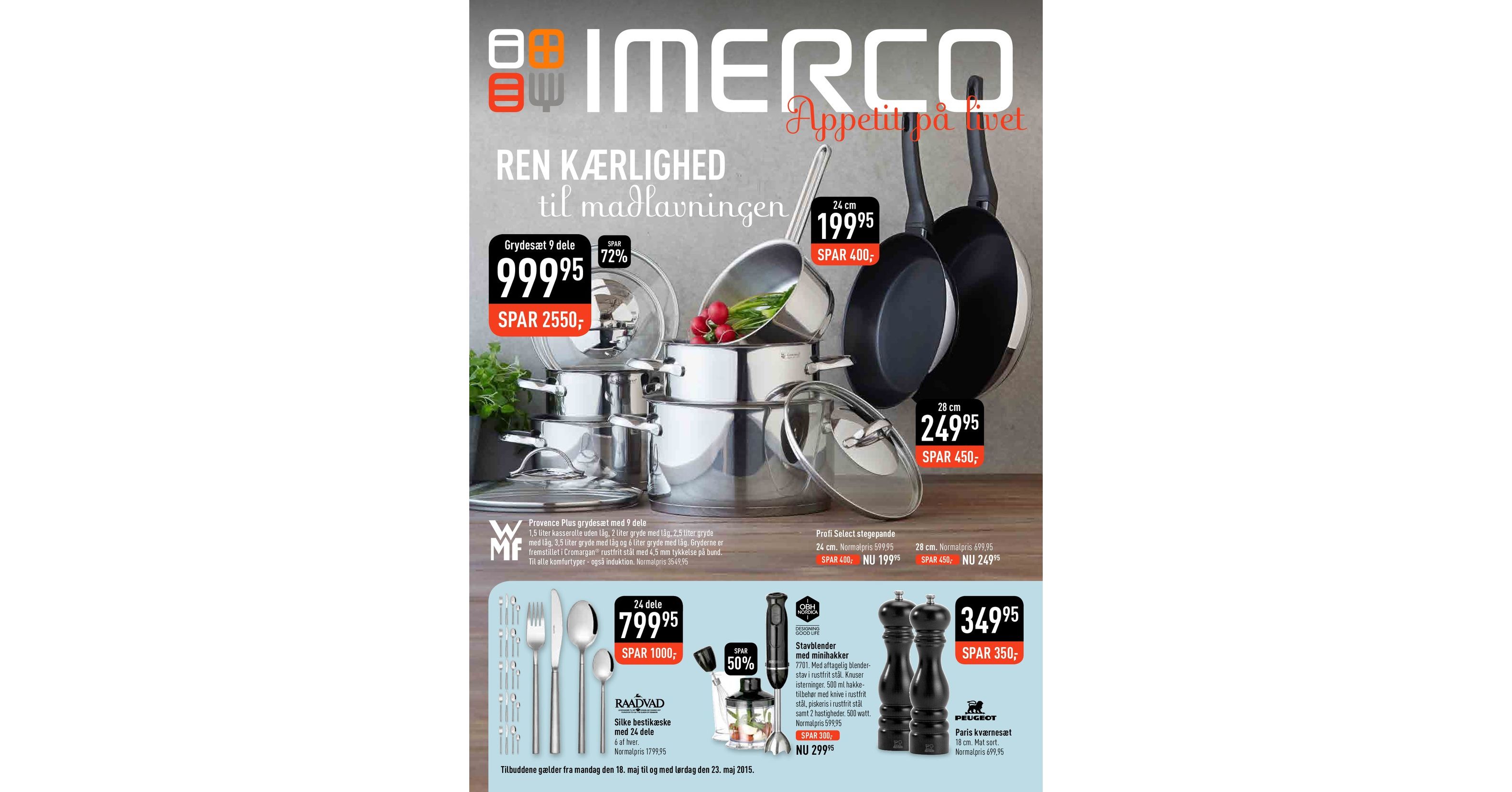 Imerco tilbudsavis uge 21 2016 - Appetit på livet