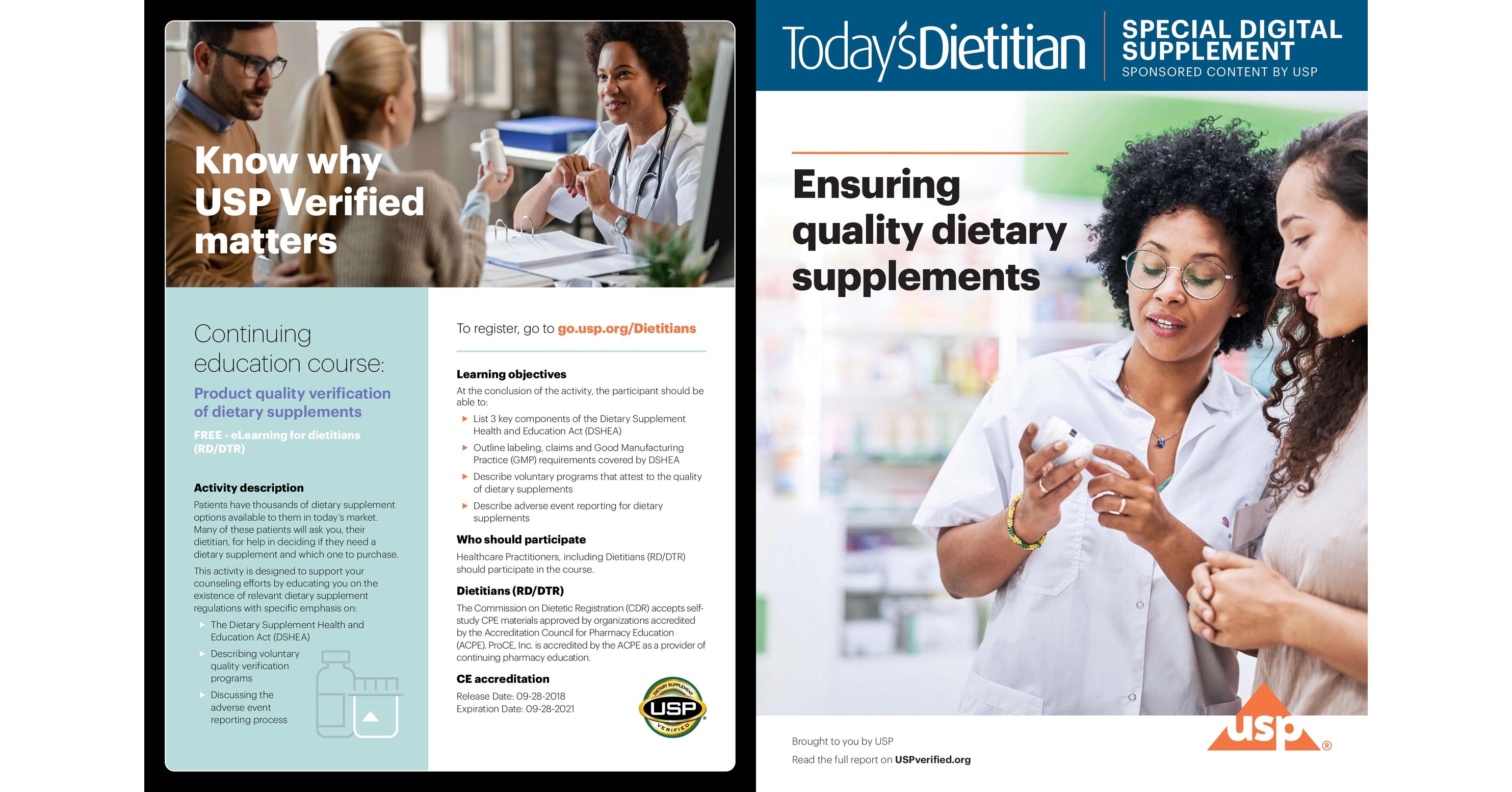 September 2020 - USP Digital Supplement - Today's Dietitian