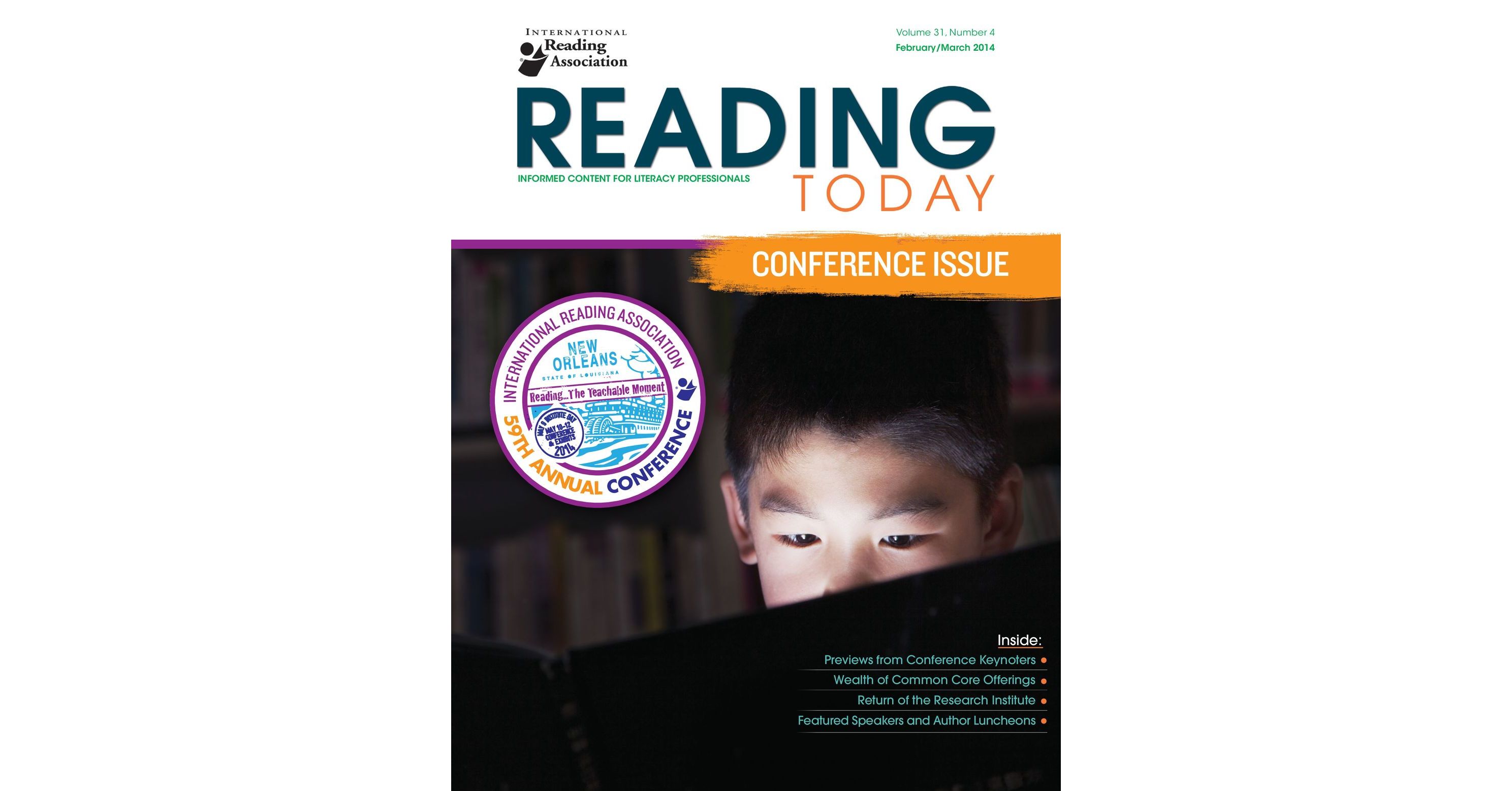 Reading Today February/March 2014 Conference Issue