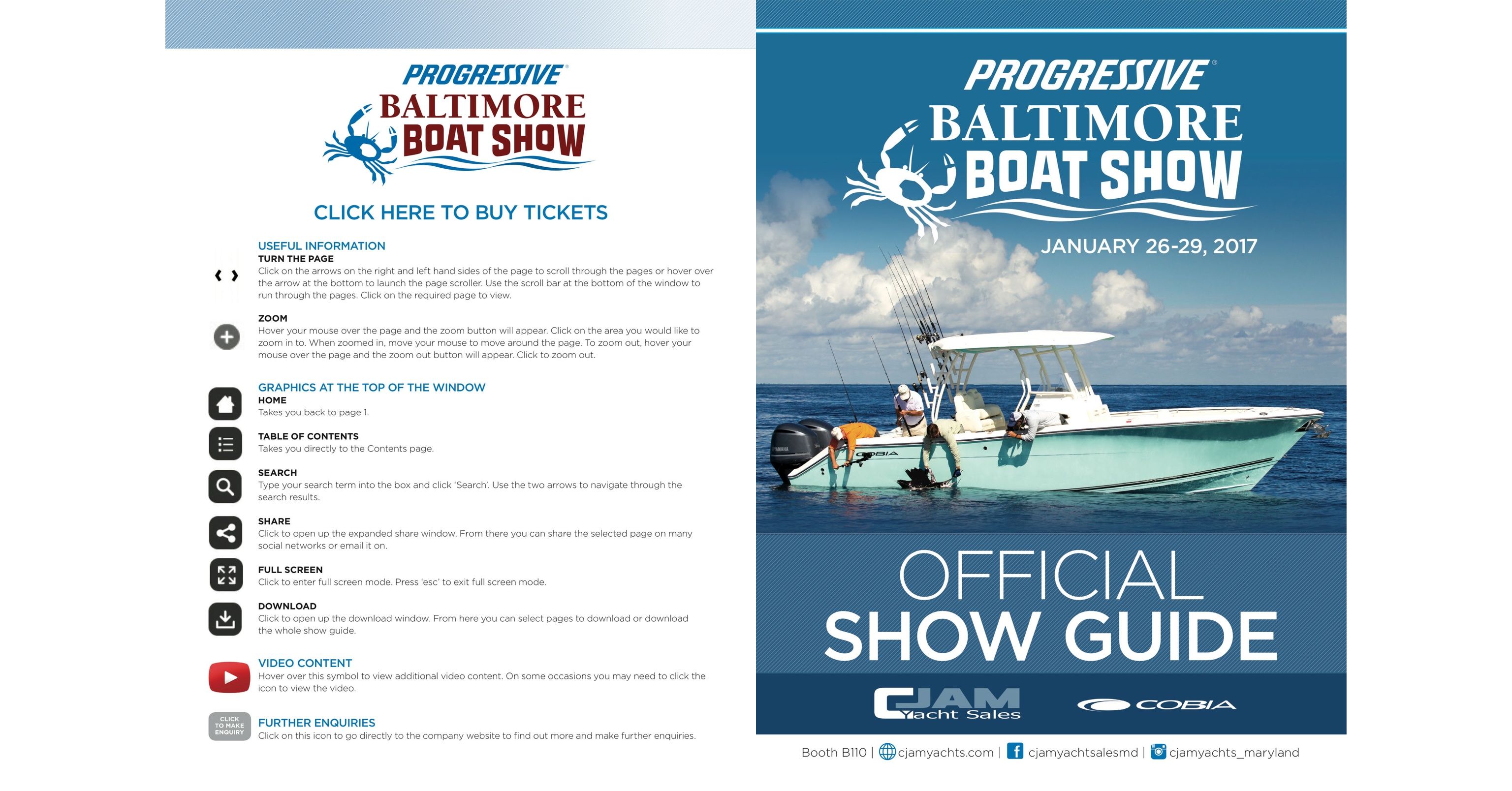 Progressive® Insurance Baltimore Boat Show® 2017