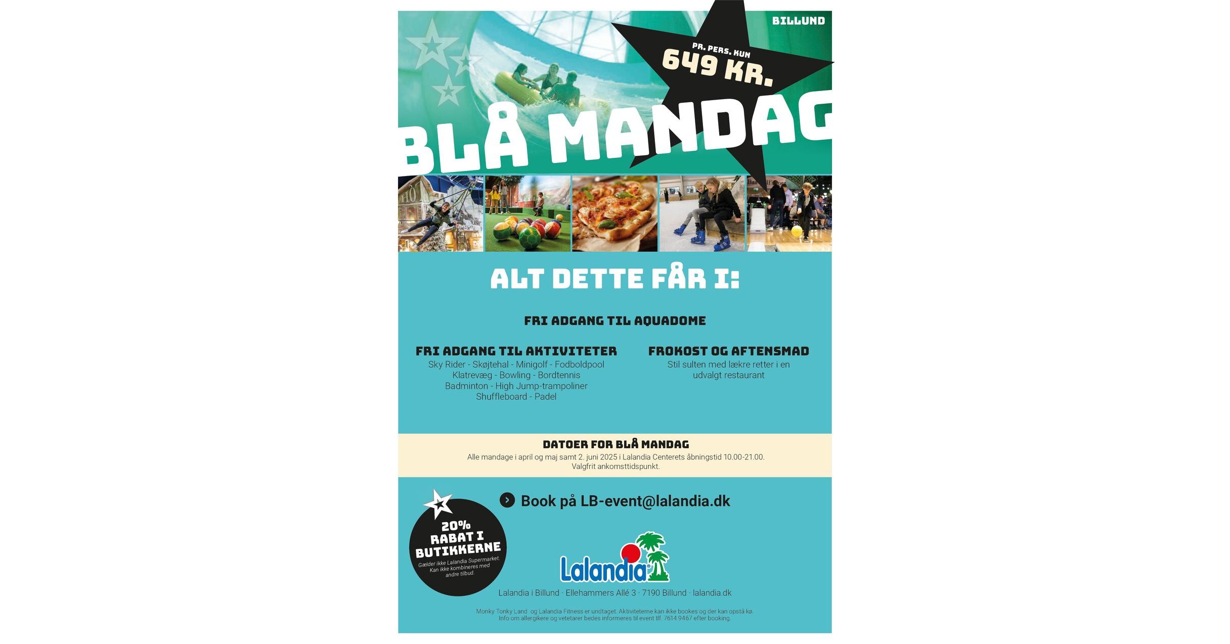 Blå mandag i Lalandia - Billund
