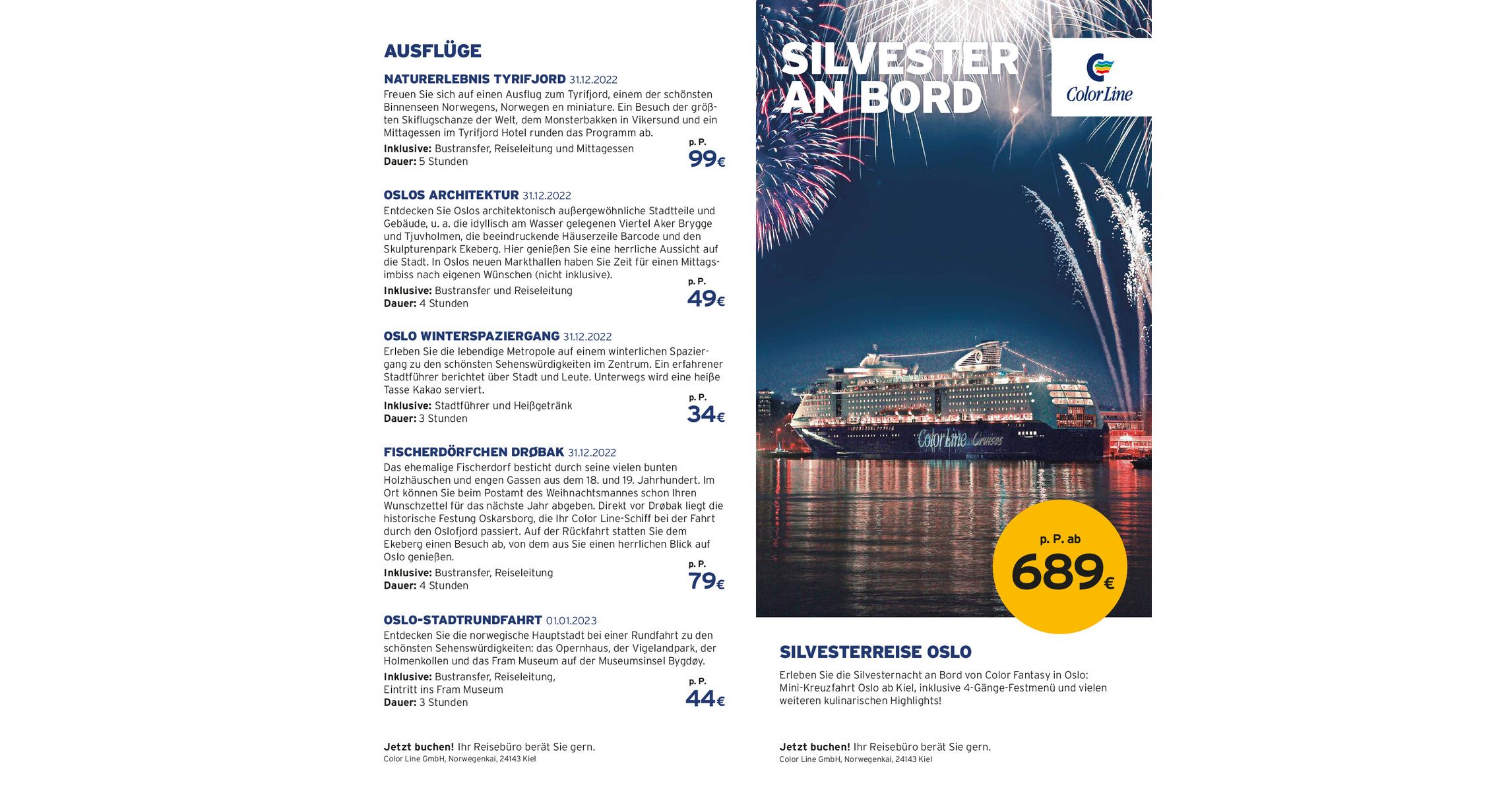 Color Line Silvester 2022-2023
