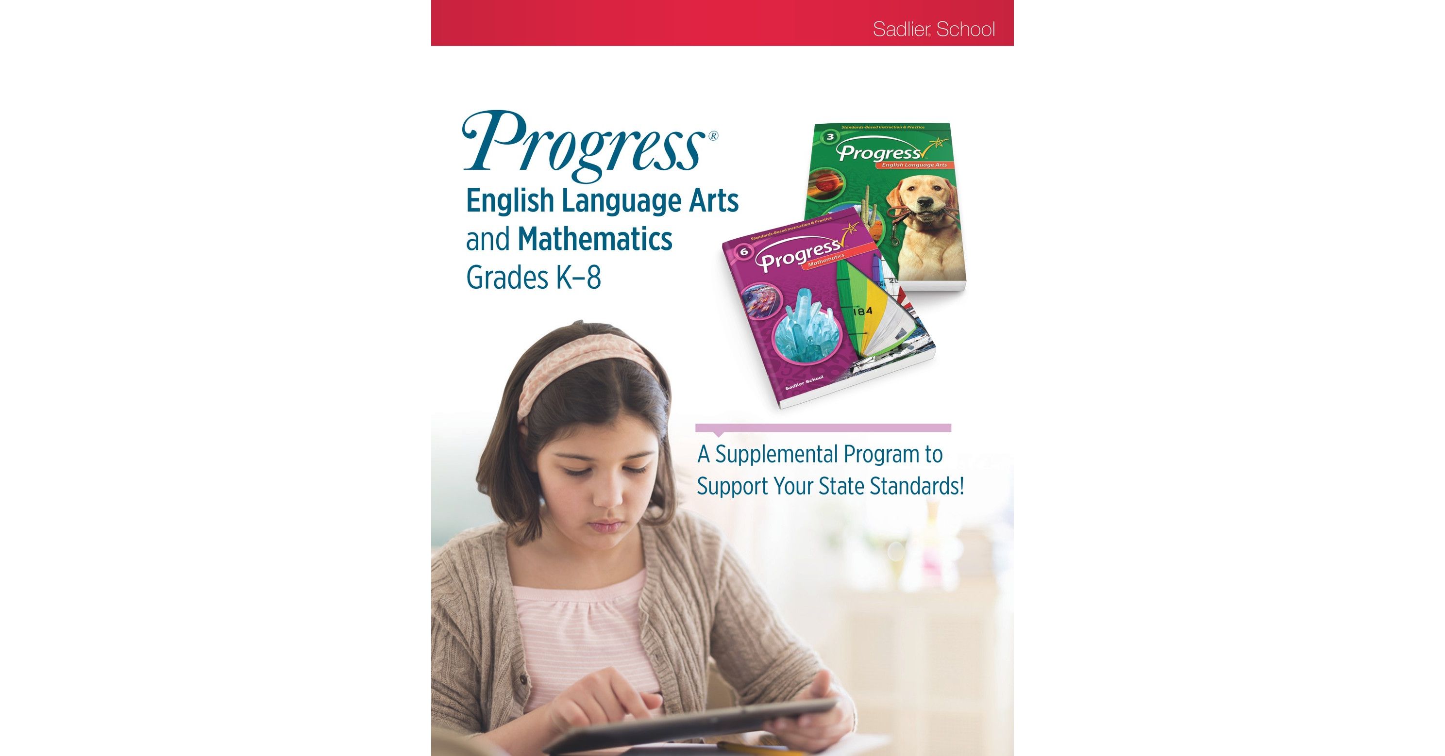 Progress ELA and Mathematics, Grades K–8, brochure