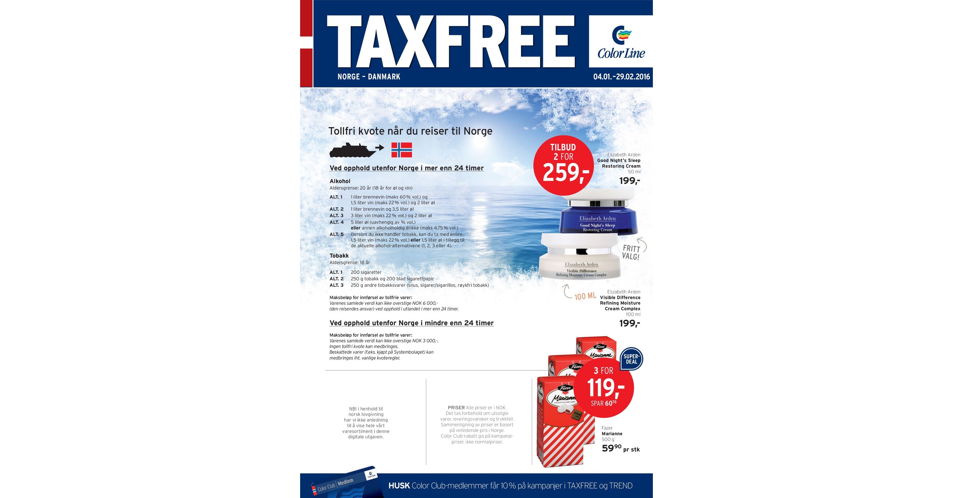 p03-43_DNK_TAXFREE Magazine_A4_Jan-Feb_Color Line 2015 WEB