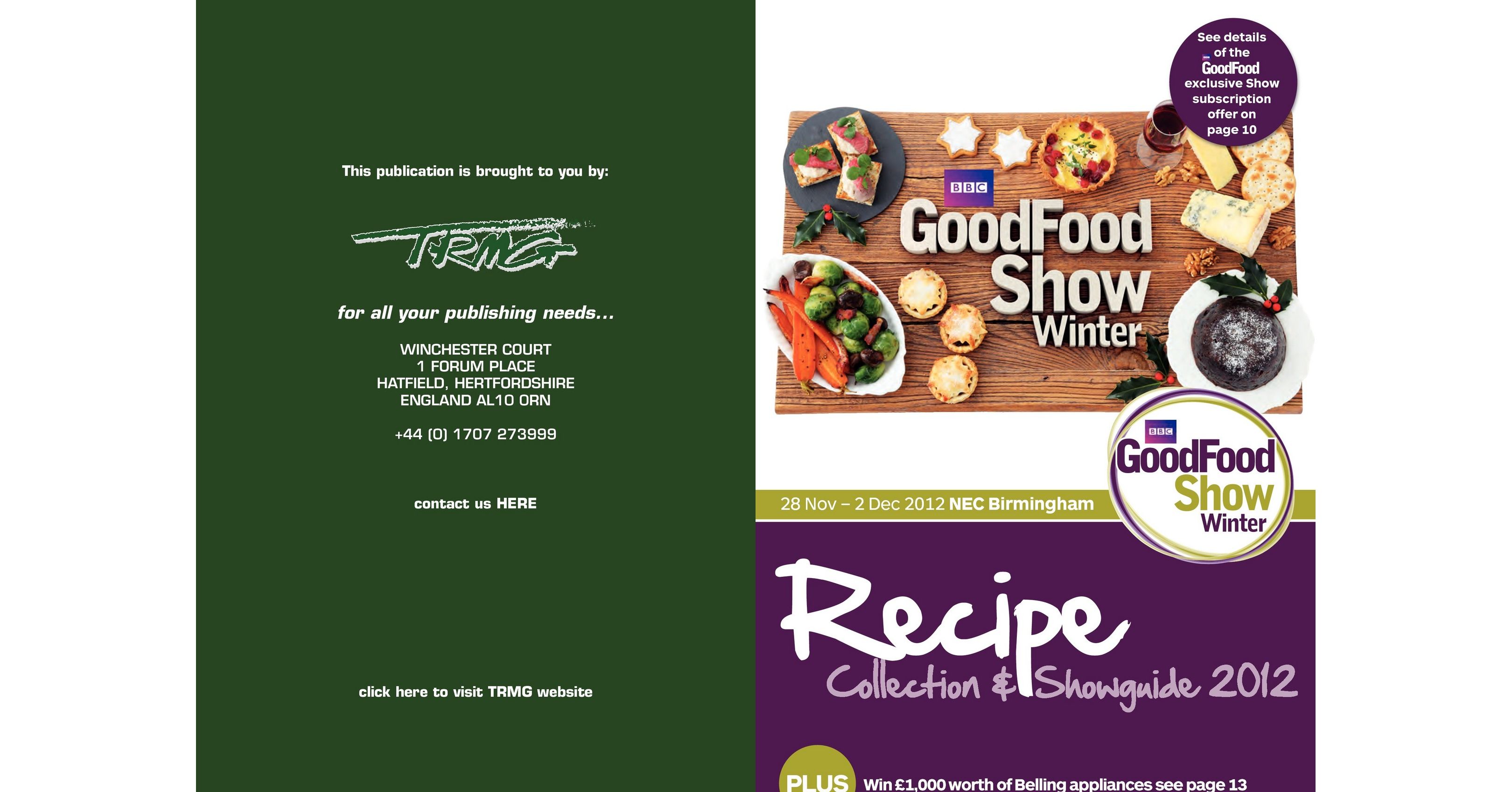 BBC Good Food Show Winter 2012
