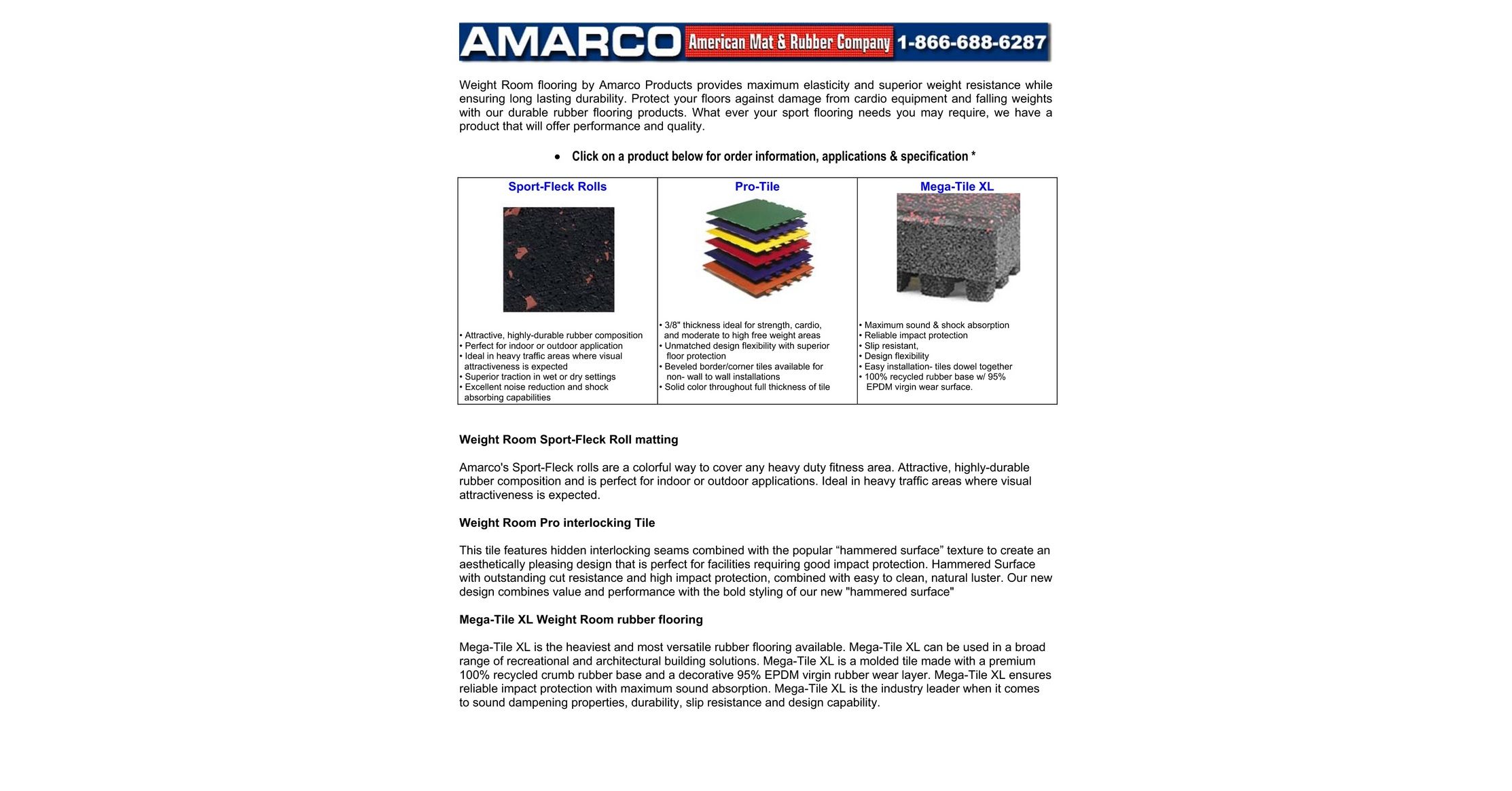 Amarco Products - Catalog