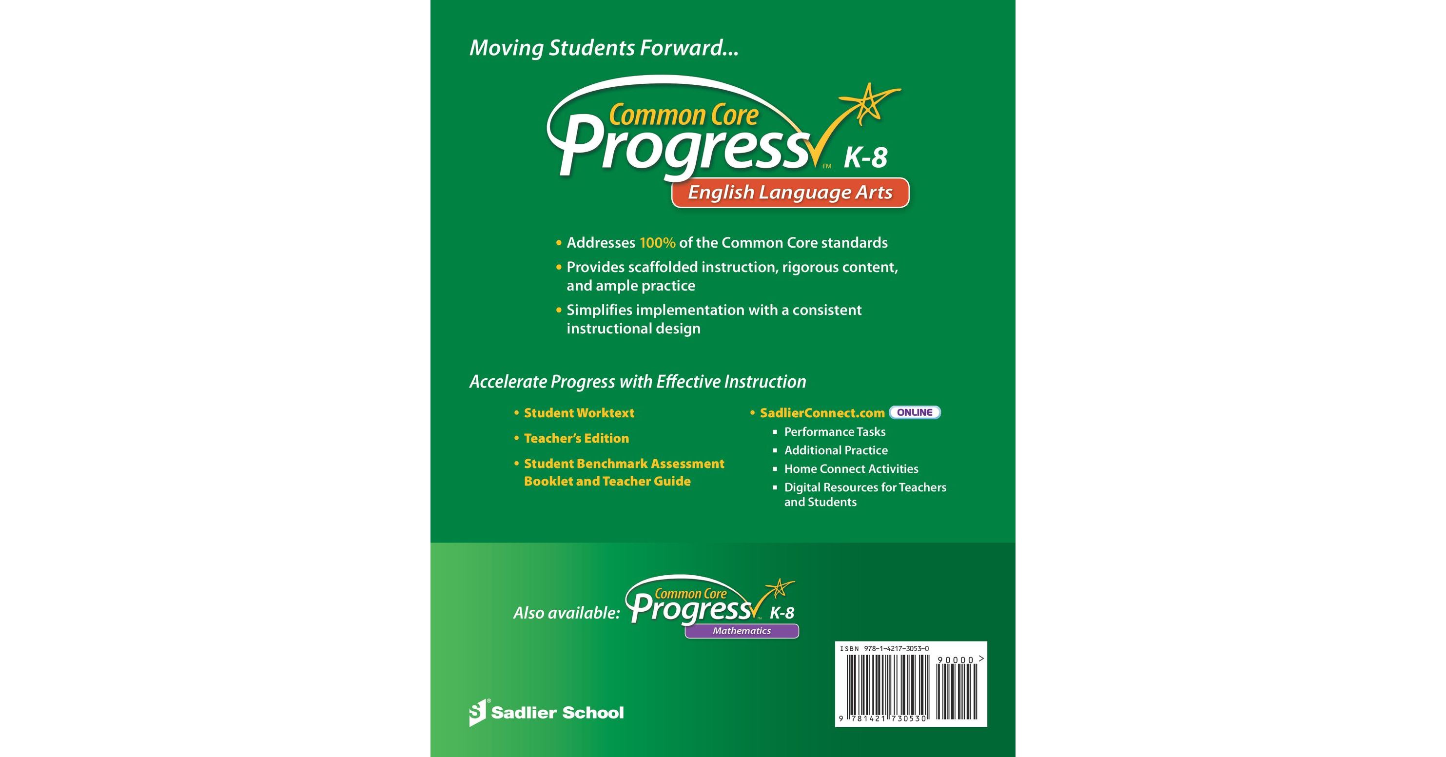 Common Core Progress-English Language Arts-Gr 3 Student Edition Sampler